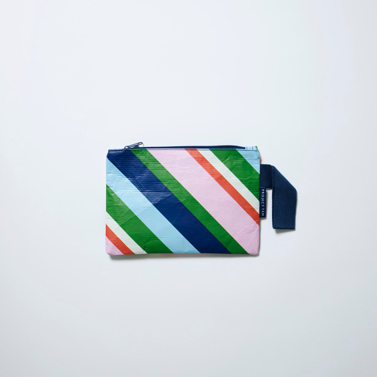 Mini Zip Pouch – Rugby Stripe – Project Ten
